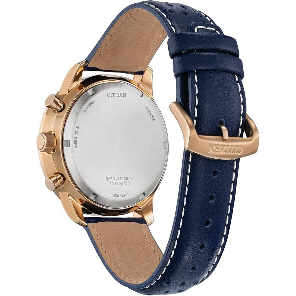 Citizen Men Eco-Drive Weekender Sport Casual Chronograph Rose Gold ...