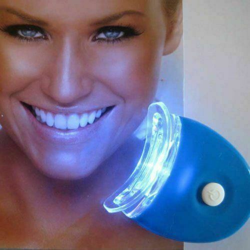 50 Pcs Mouth Teeth Bleaching Whitening Blue White LED Light with ...